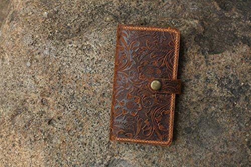 Women Vintage embossing leather Wristlet Galaxy S8 S8+ plus wallet case phone wallet/leather Galaxy S8 S8+ plus wallet cover GX20MW-B