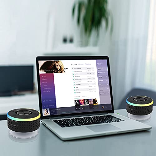 zakotu IP7 Waterproof Speakers Bluetooth Wireless with Suction Cup, Portable Speaker