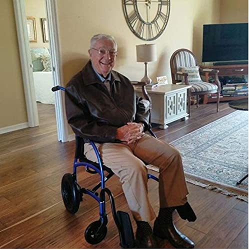 Strongback Mobility Excursion 12S+AB Lightweight Folding Wheelchair for Adults and Seniors - Transport Chair with Built-in Adjustable Lumbar Support; 18" Seat (12" Rear Wheels)