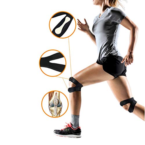 YCSM 1 Piece Set of Knee Pads, Rubber Adjustable Breathable Anti-Collision Leg Guards, Protect The Knees and Relieve Knee Pain (Color : Light Grey)