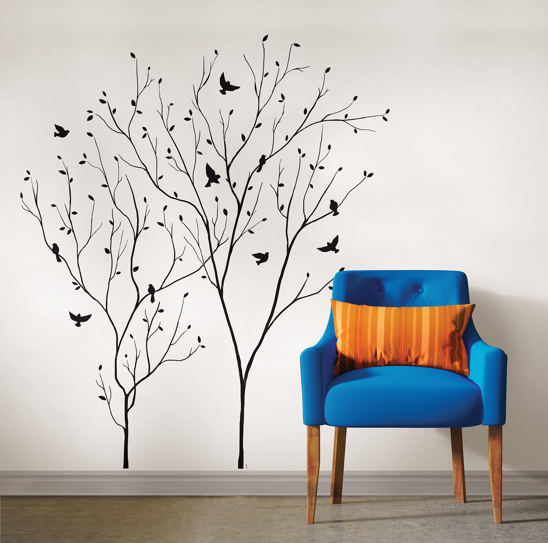 Wall Pops WPK1727 Bird's Eye View Wall Art Kit