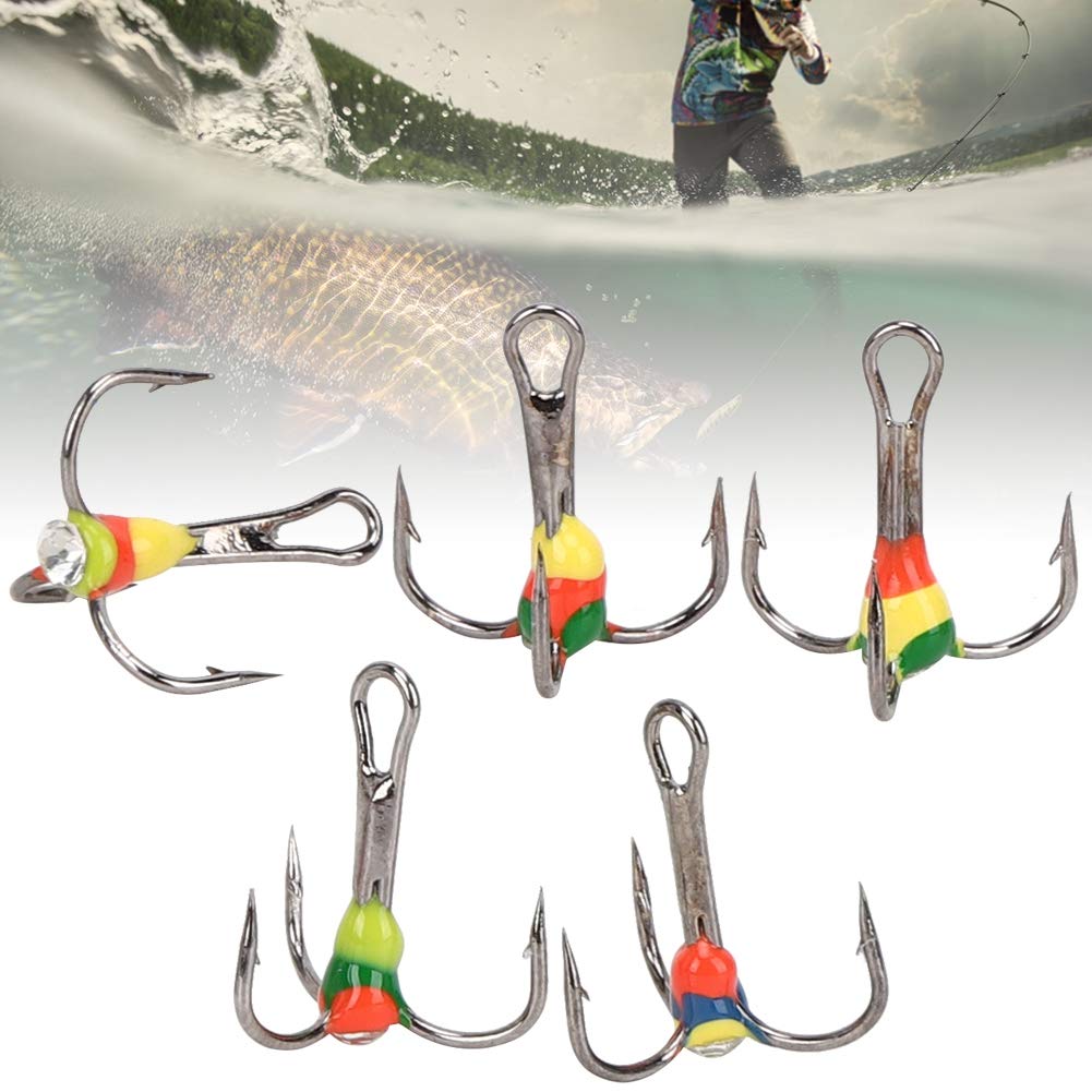 Yuuloo Multifunction Convenient 2set Fish Hook Reusable Incisive Lure Bait Barbed Hooks Kit Accessories Fishing Tools Easy to Clean(1)
