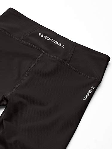 Under Armour Softball Slider 20, Black (001)/Silver, Youth X-Large
