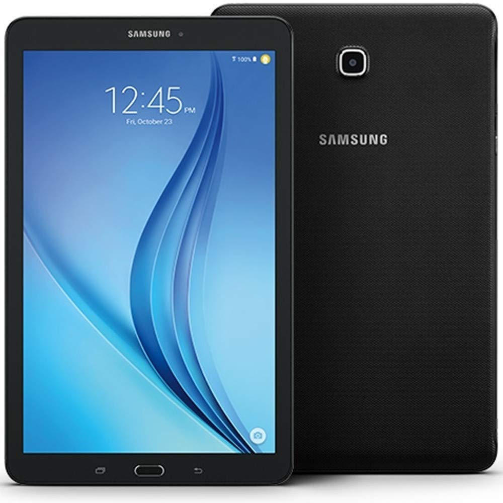 Samsung Galaxy Tab E (16GB) 9.6" Display, 7300mAh Battery, Android (Wi-Fi Only) Tablet SM-T560N - Black (16GB + 64GB SD Bundle) (Renewed)