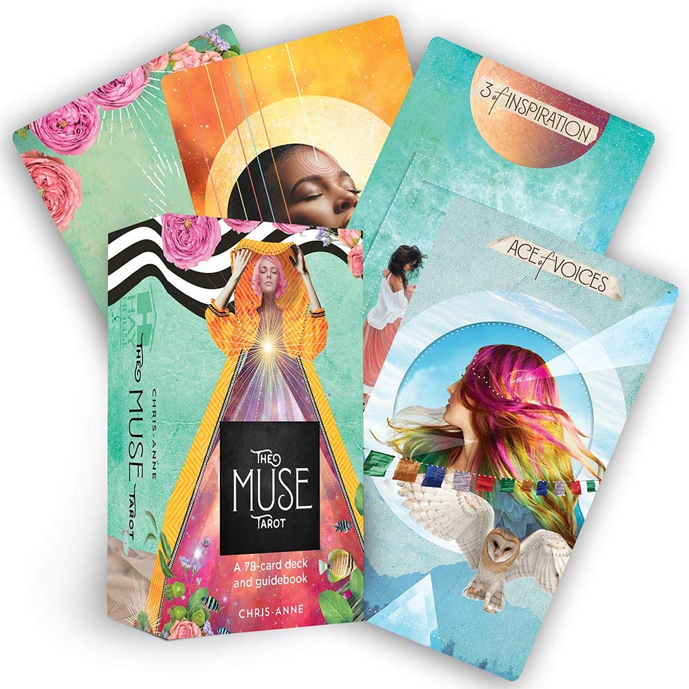 Wanshe Tarot Cards,Muse Tarot Cards for Beginners:Includes a Full English 78 Card Divination Esoteric Tarot Deck Tarot Card,Divination Gift