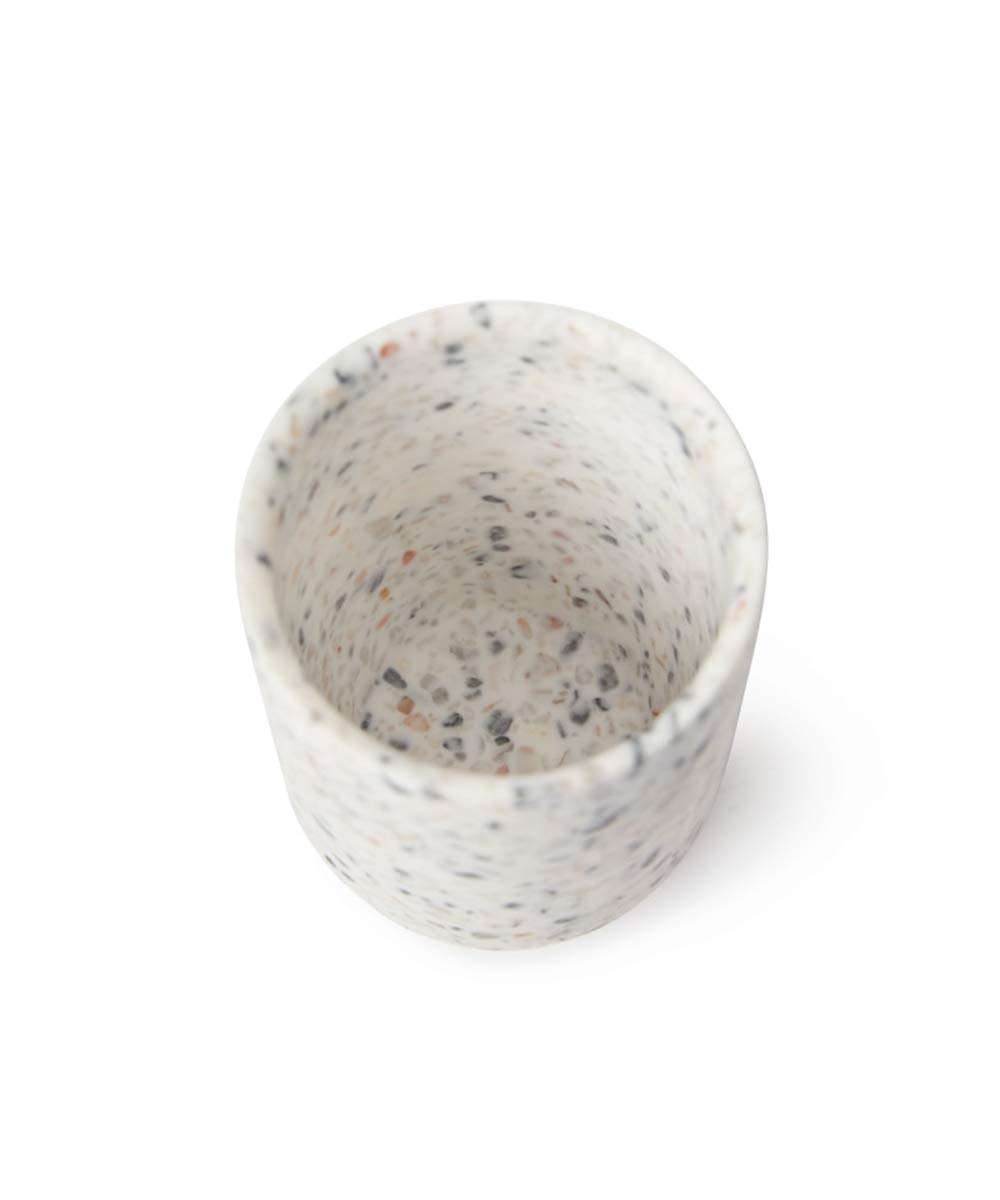 Umbra 1014019-1180 Junip Bathroom Accessories Tumbler-Modern Resin Holder and Organizer, Perfect for Holding Toothbrushes, Make-up Brushes and More, Terrazzo