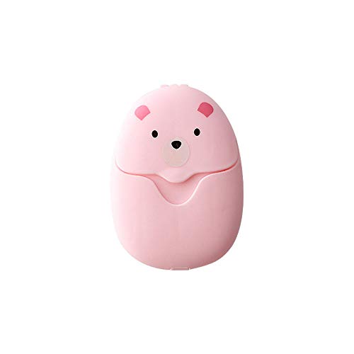 toprp Travel Portable Soap Tablets, Soap Tablets, Bubble Shell 50 Pieces, Paper Card Pocket, Hand Washing Tablets