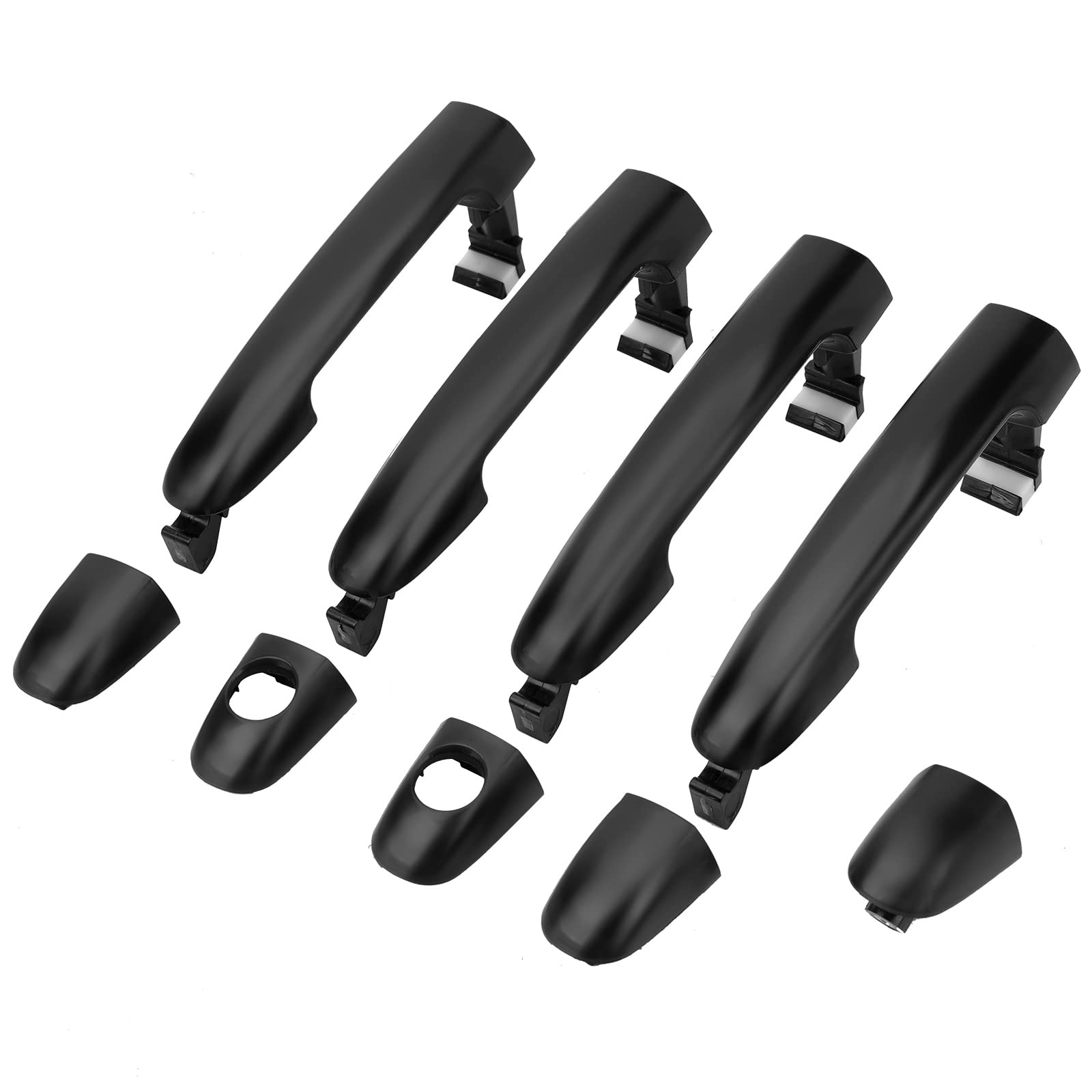Tutor Auto 4Pcs Exterior Door Handle Compatible with Hyundai Sonata 2005 2006 2007 2008 2009 2010 Replace 82651-3K000 826513K000 for Front Rear Passenger Side Driver Right Left Side