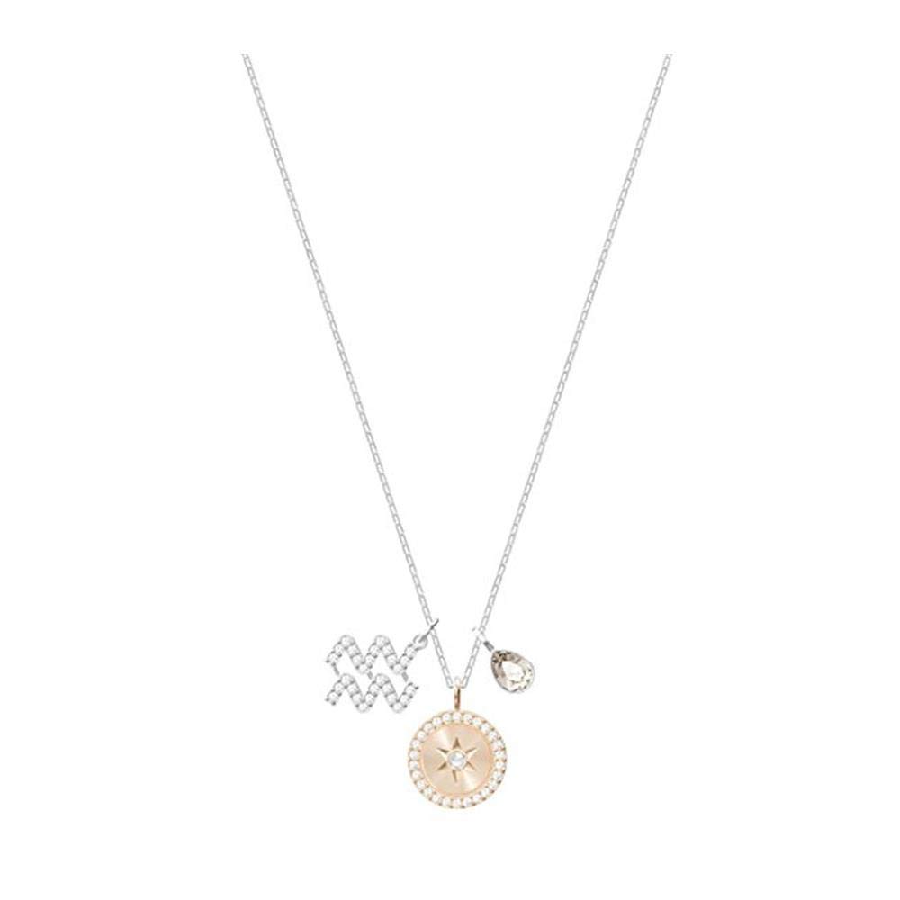 SWAROVSKI Zodiac Pendant Aquarius Gray Rhodium Plating 5349213