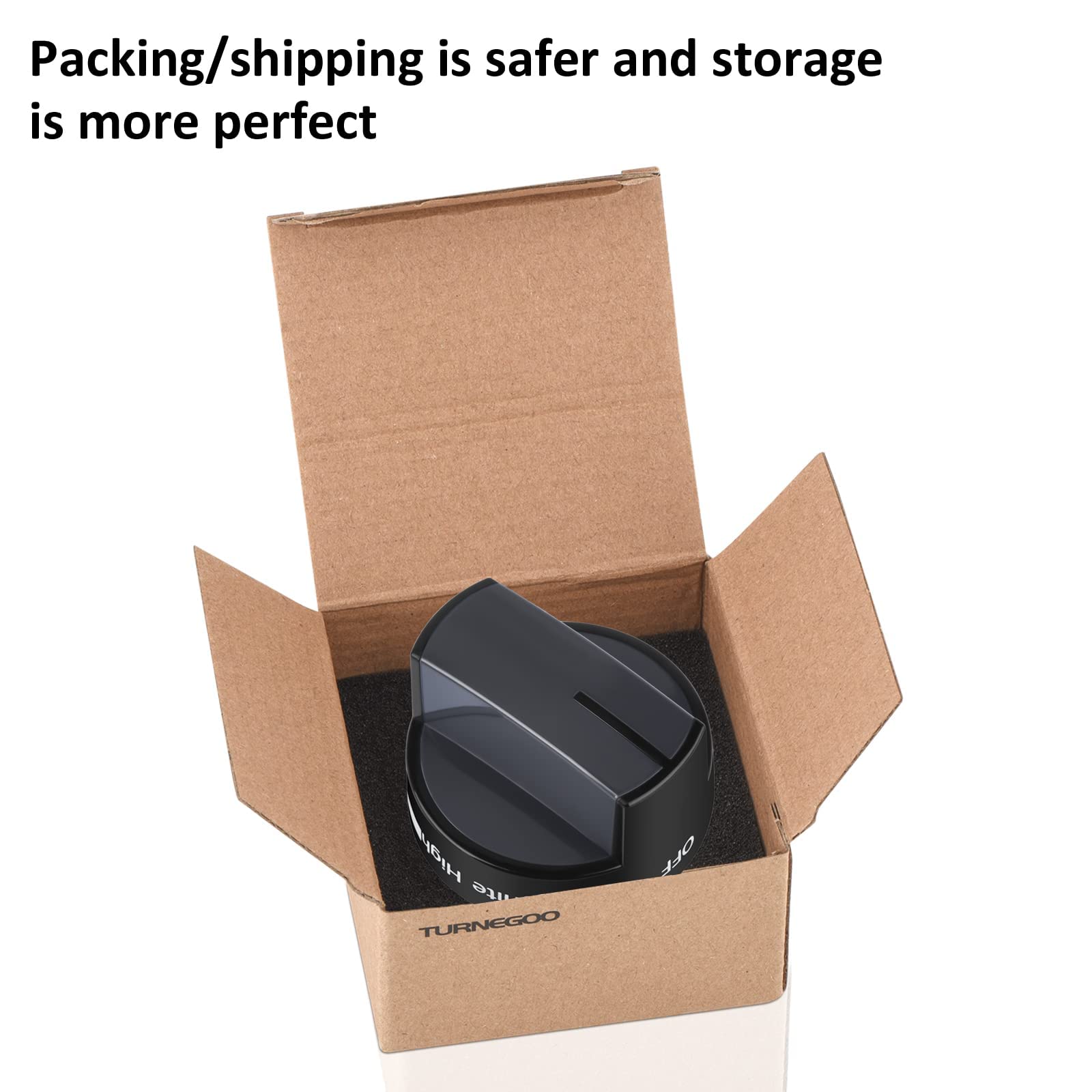 W10339442 Gas Stove Knob, Cooktop Surface Burner Control Knobs Black Replacement, Compatible with Whirlpool Gas Range/Stove/Oven, Replaces WPW10339442 PS11753188 (1pack)