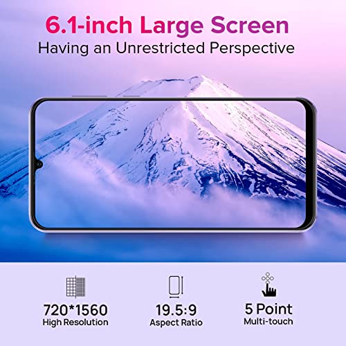 Ulefone Unlocked Smartphone, Note 6 Android Phones Unlocked, 3-Card Slots, 5MP+2MP, 6.1" IPS Full-Screen, 3G Dual SIM Cell Phone Unlocked, 32GB, 3300mAh, Face Recognition, Cheap Phones - Green