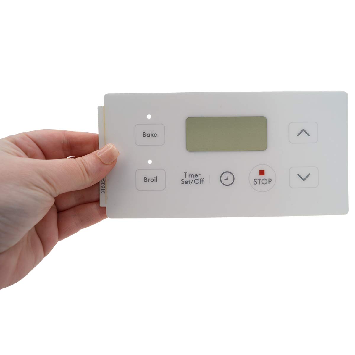 Supplying Demand 316354400 1793684 Range White Clock Overlay Replacement Model Specific Not Universal