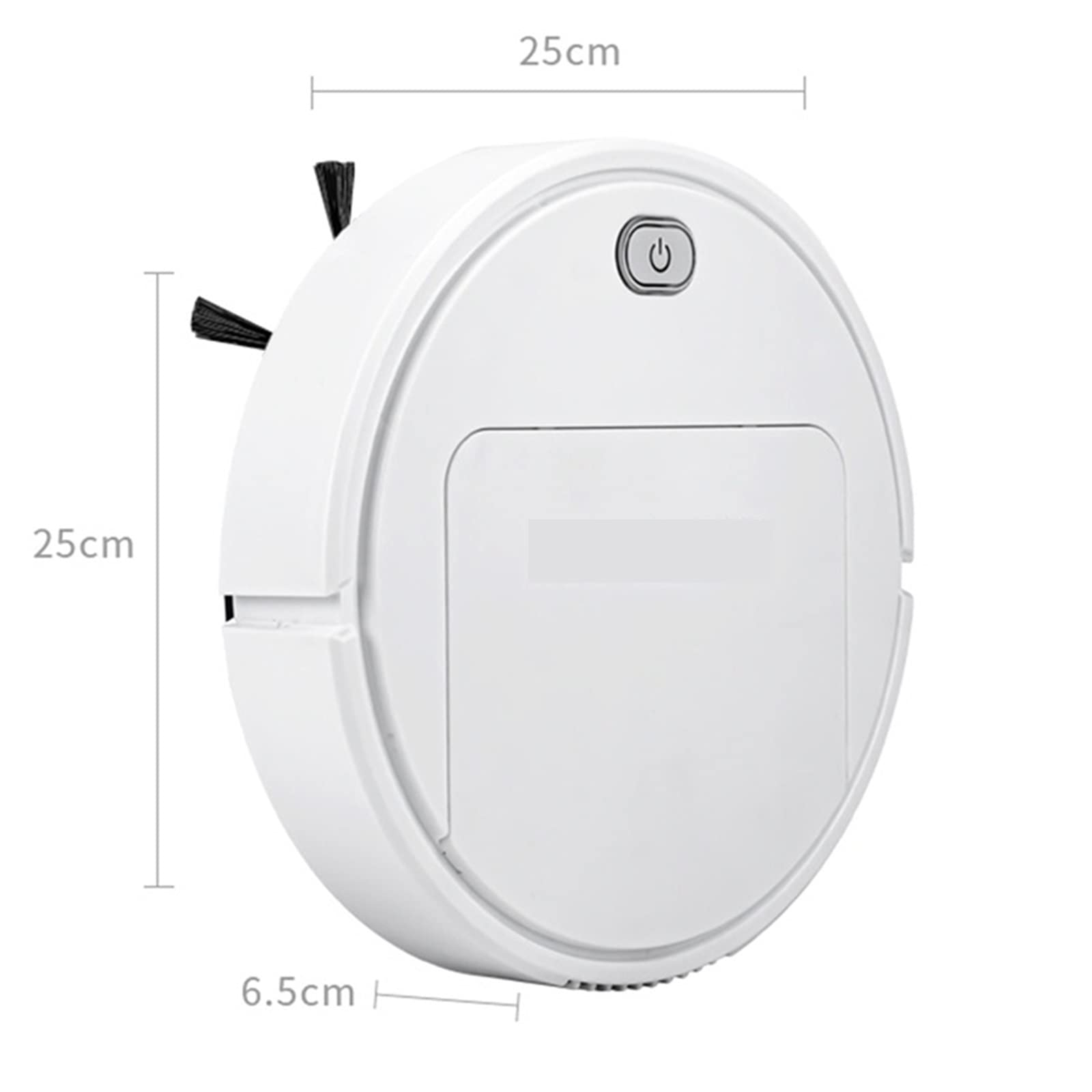 WAGNUS Robot mop Smart Robot Vacuum Cleaner Robotic Vacuum and Mop Good for Pet Hair Hard Floor (Color : Black)