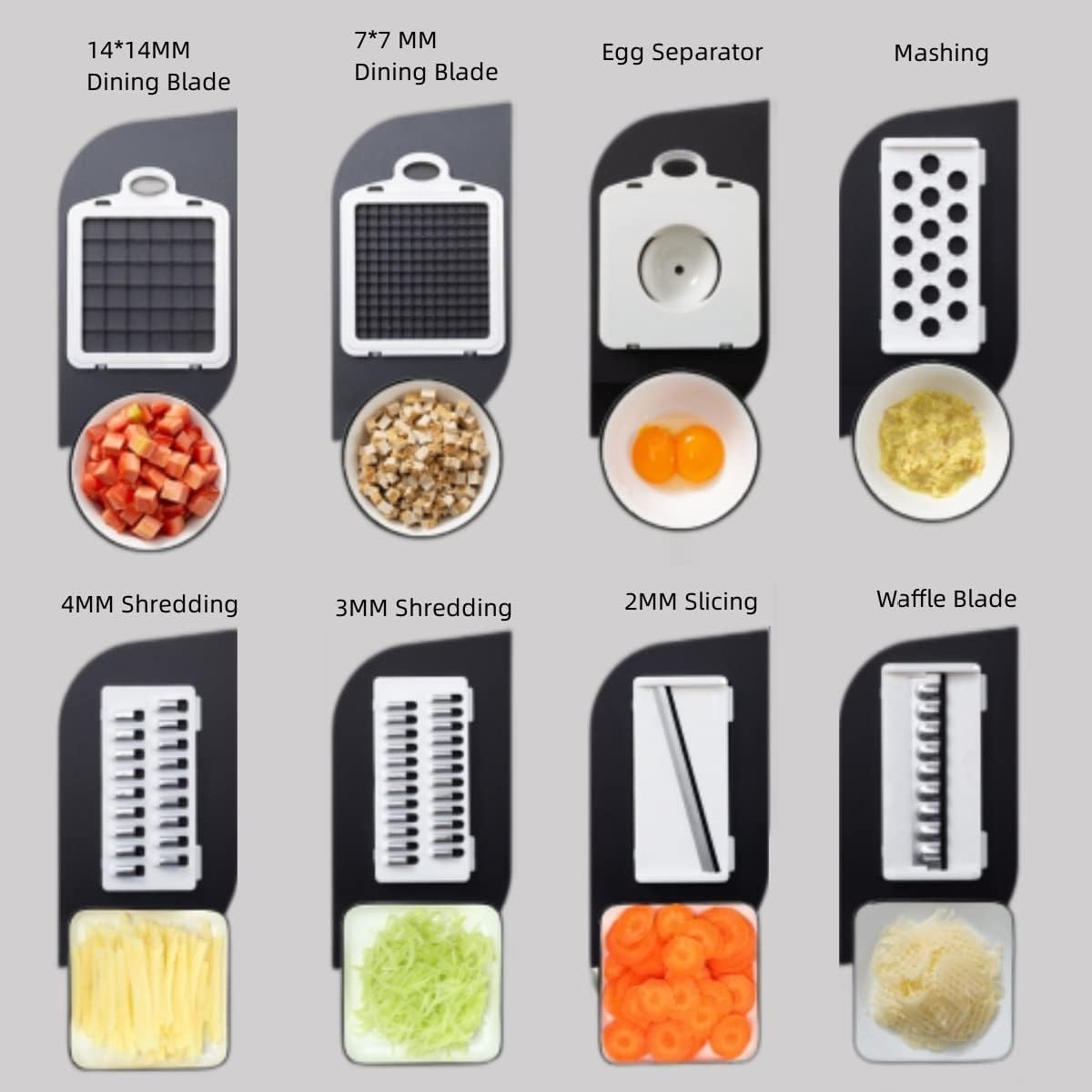 vegetable chopper Blue 12 in 1 multifunction food veggie slicer and chopper onion dicer vegetable cutter set egg slicer hand chopper for vegetables veggie cutter veggie slicer with container Kitchen