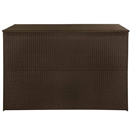 Unfade Memory Garden Storage Box Outdoor Storage Deck Box Patio Furniture 59"x39.4"x39.4"