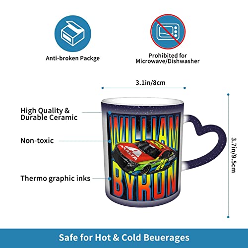 William Byron 24 Magic Mugs Color Changing Cup With Picture Heat Sensitive Cup Gift New Unique Design Ceramic Starry Sky Coffee
