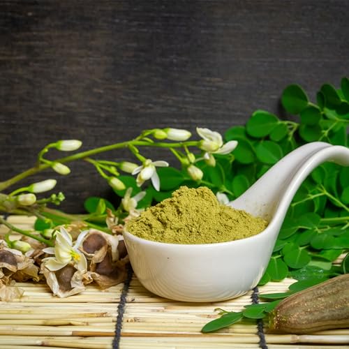 Yupik Organic Powder Superfood, 1 lb Moringa Leaf, 16 Oz, Non-GMO, Vegan, Gluten-Free