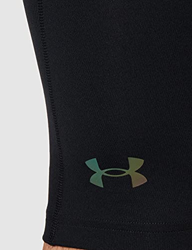 Under Armour Men's HeatGear RUSH 2.0 Long Shorts , Black (001)/Reflective , Small