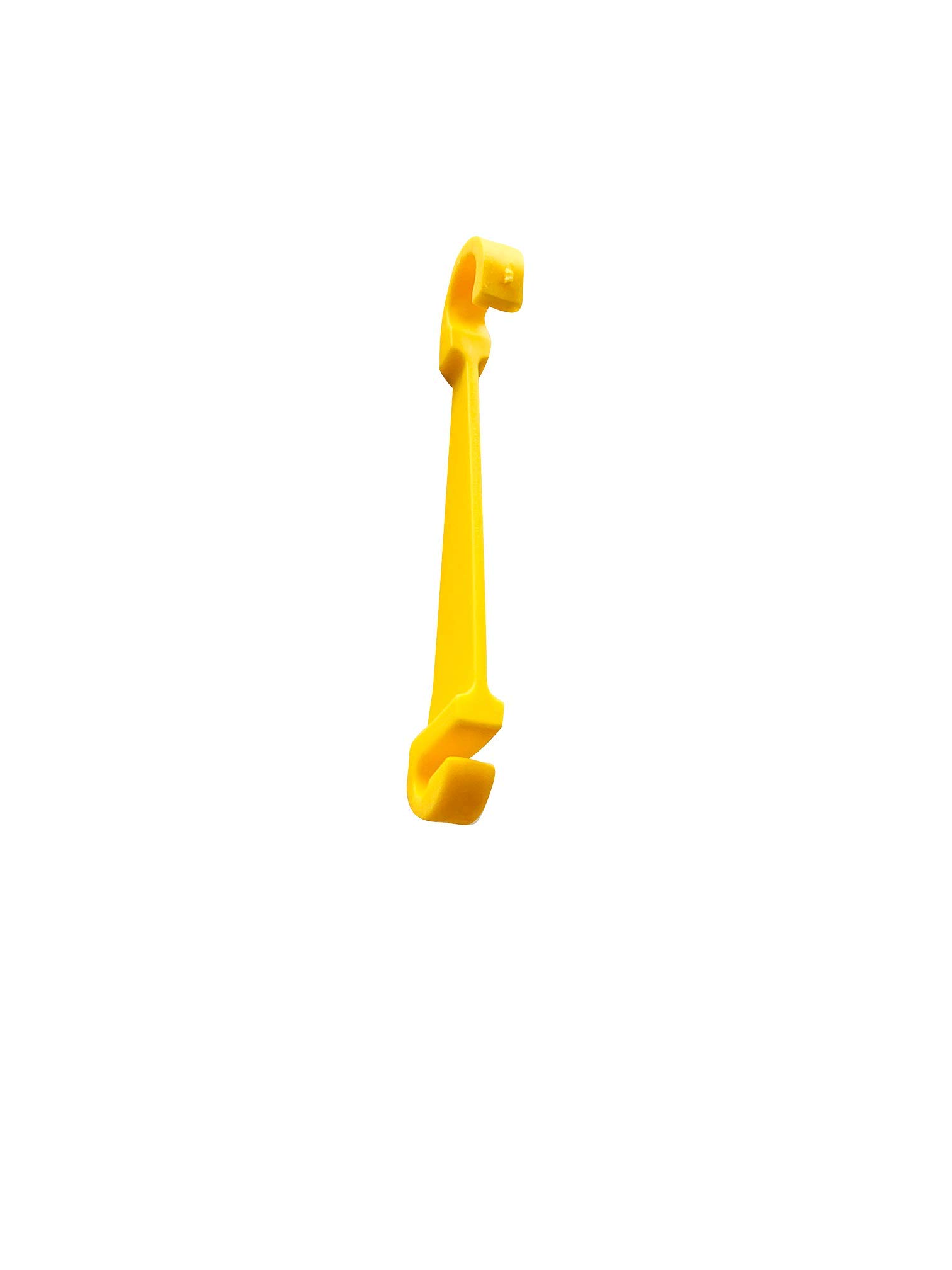 Sure SITE Clay Pigeon Target Hangers 50-Pack. Small, Lightweight, Reusable with Hooks on Each End. Attach to Fence, Line. Orange for Excellent Visibility. Holds Clay Targets, Water Balloons, Cans