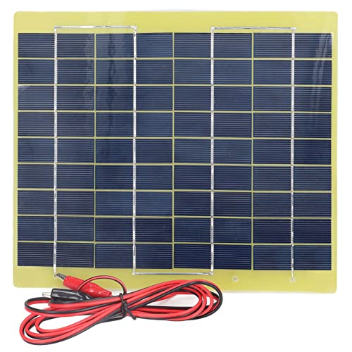 Solar Panel Polysilicon Material Low Light Efficiency Lightweight Portable Solar for Charging 12V Battery 5W 18V Solar Panel Polysilicon Material Low for Family
