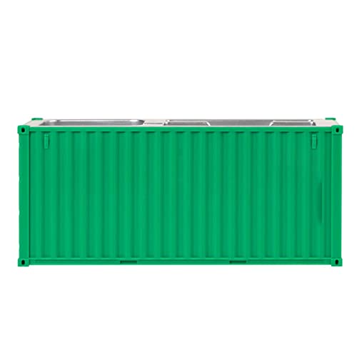 SUSOSU Pencil Holders Simulation Shipping Container Model Mini Toys Logistics Container MultiFunction Pen Holder be Gift Custom Green