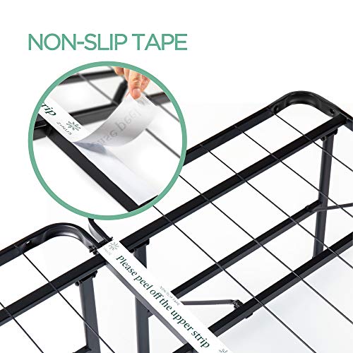 ZINUS SmartBase Tool-Free Assembly Mattress Foundation / 12 Inch Metal Platform Bed Frame / No Box Spring Needed / Sturdy Steel Frame / Underbed Storage, Queen