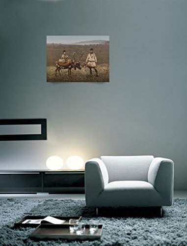 Wall Art Print entitled Lapper Og Reinsdyr by Celestial Images | 15 x 11