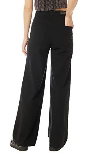 Unionbay Women's Sloane Stretch Twill Wide Leg Pant, Black, 5