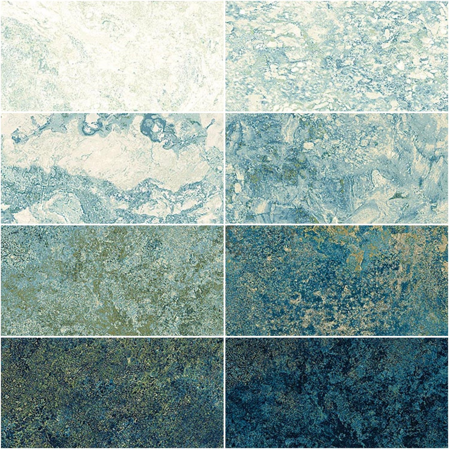 Stonehenge Gradations Blue Planet Stone Strips 40 2.5-inch Strips Jelly Roll Northcott