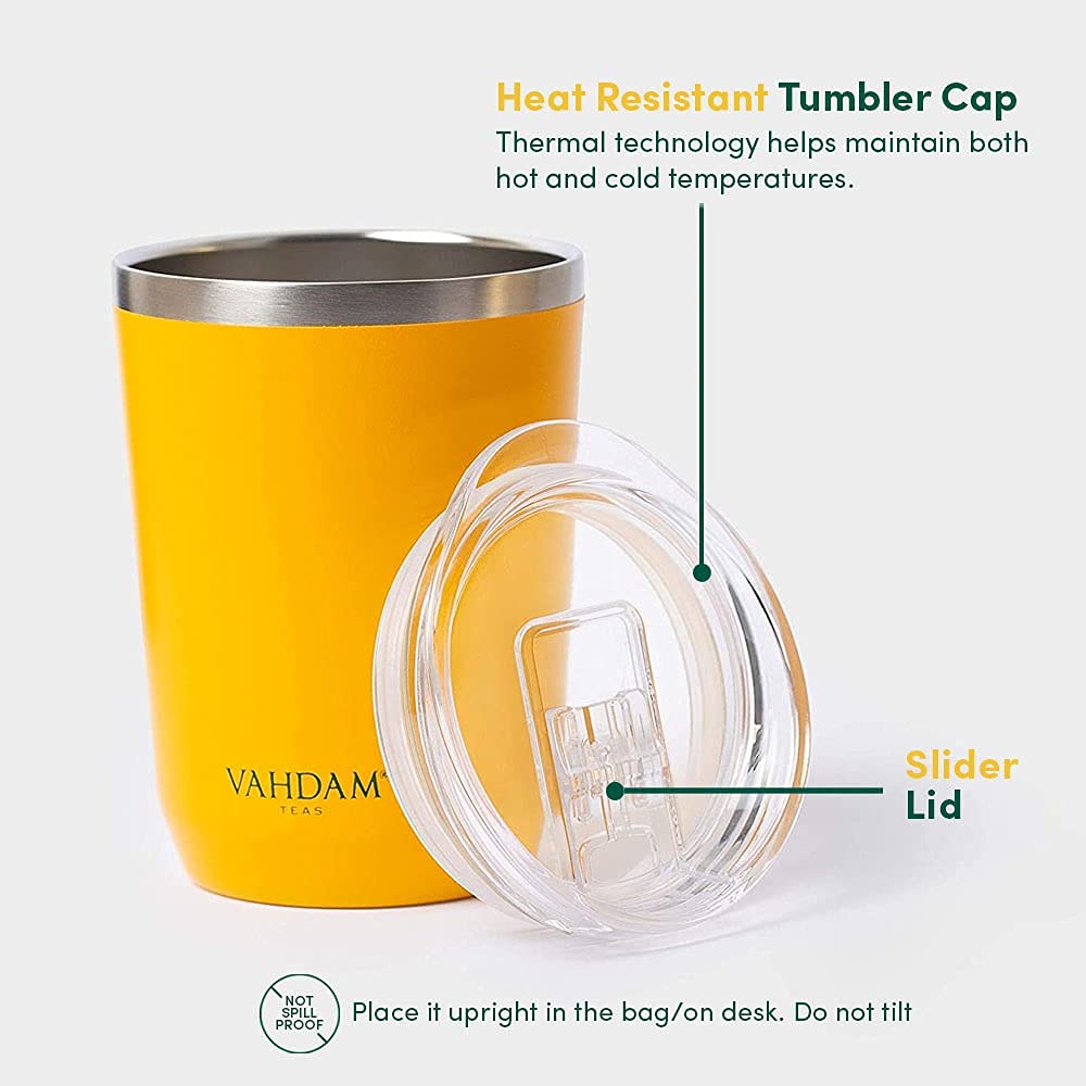 Stainless Steel Tumbler 11.8oz/350ml - Mint Green | Vacuum Insulated, Double Wall, Sweat-proof Sipper with Lid for Hot and Cold Drinks | Coffee Mug