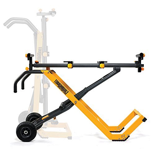 ToughBuilt - 10' Gravity Miter Saw Stand with Universal Tool Mounts - Easy Storage Folding Saw Stand with Rubber Tires - (TB-S600)