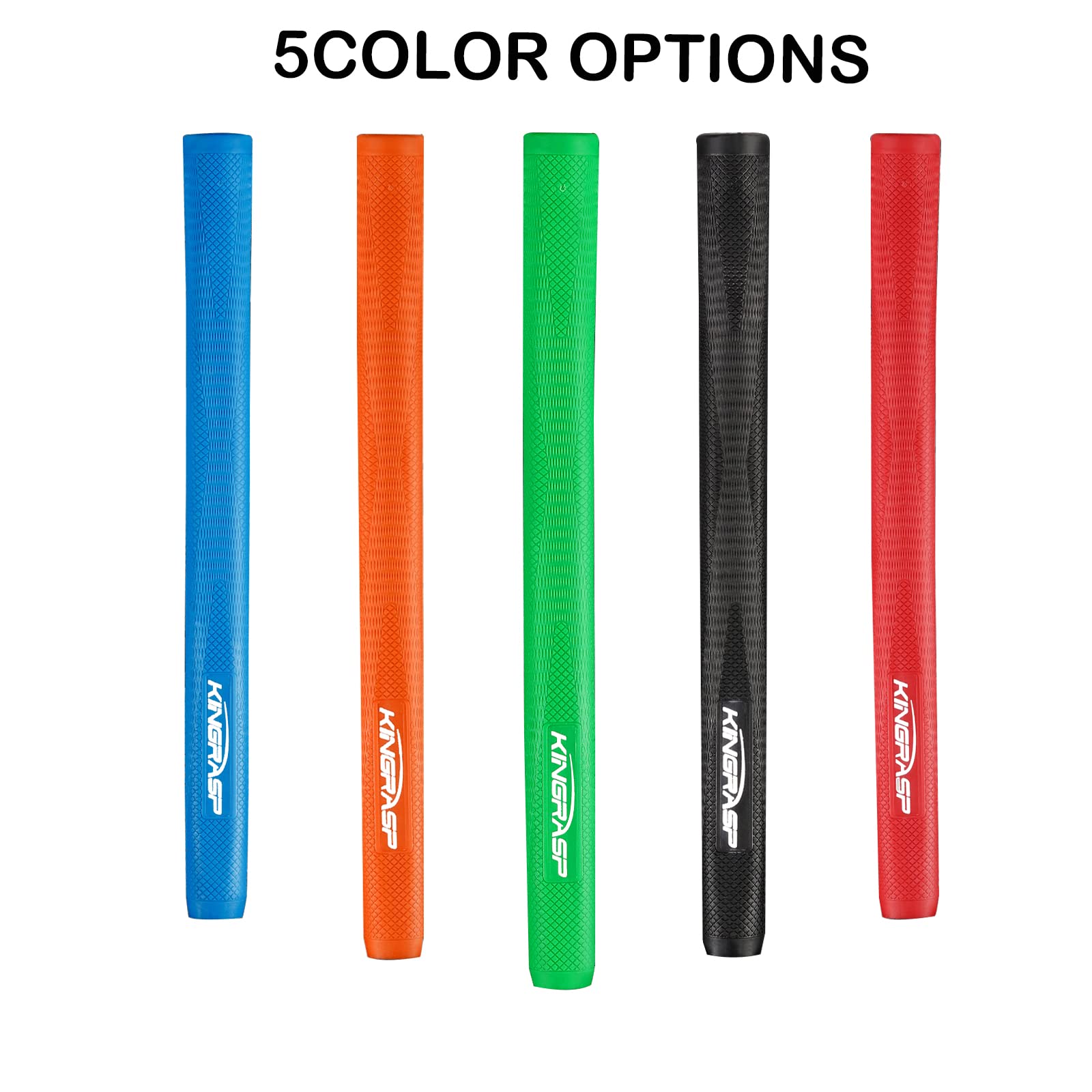 wujiang Golf Grips Set of 2 Golf Putter Grip - Tacky Polyurethane Material,Moderate (Color: red)