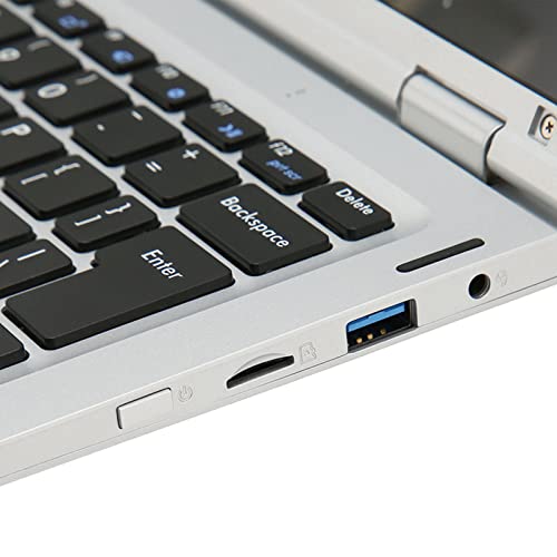 VINGVO 2 in 1 Laptop, 13.3 Inch Laptop 6000mAh Battery Touch Screen for Home (16+512G US Plug)