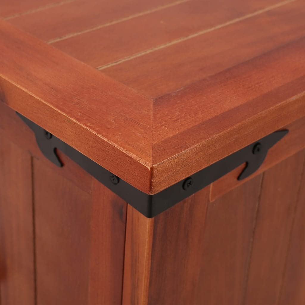 Storage Chest with 2 Side Handles and Latch, Toy Box Organizer for Bedroom and Living Room, Coffee Table, Couch Table, Solid Acacia Wood
