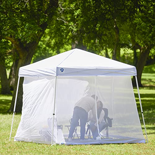 Z-Shade 10' Horizon Angled Leg Breathable Mesh Screen Shelter Protectant Attachment for Horizon Canopy Tents, Blue (Attachment Only)