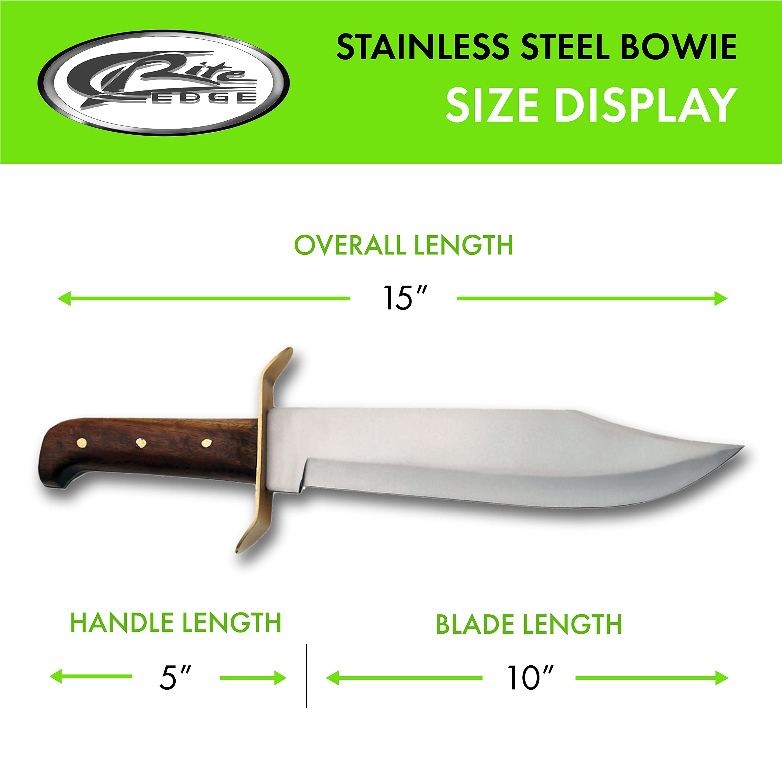 SZCO Supplies Stainless Steel Bowie Knife