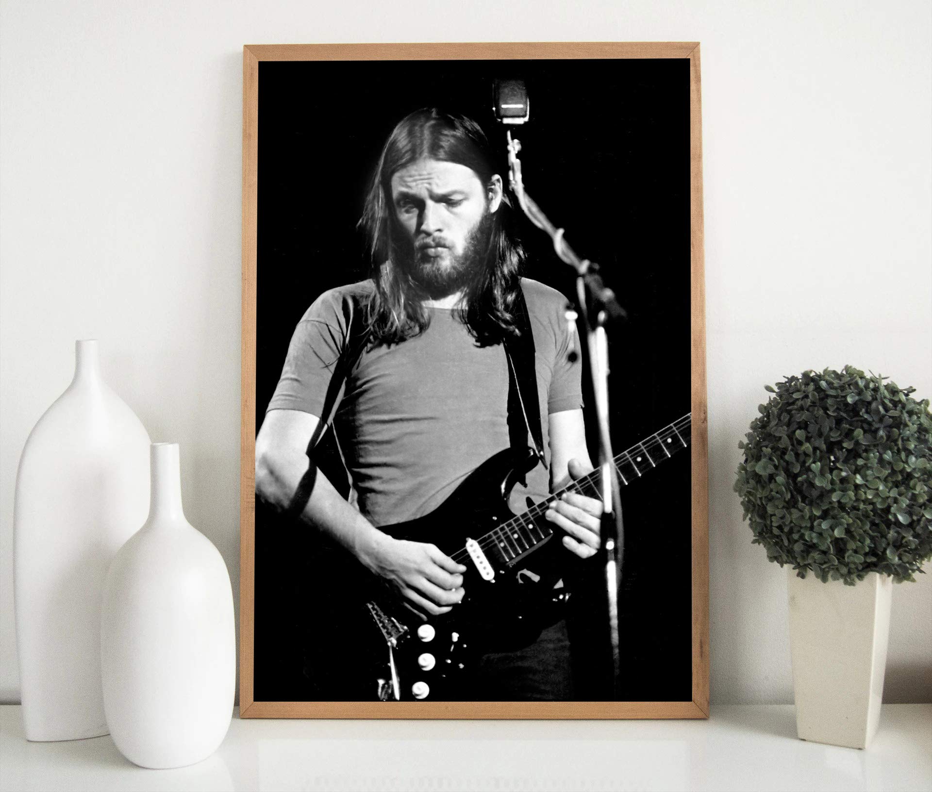 Wall Decor David Gilmour Poster (13 x 19 Inches) | Ready to Frame for Office, Living Room, Dorm, Kids Room, Bedroom, Studio