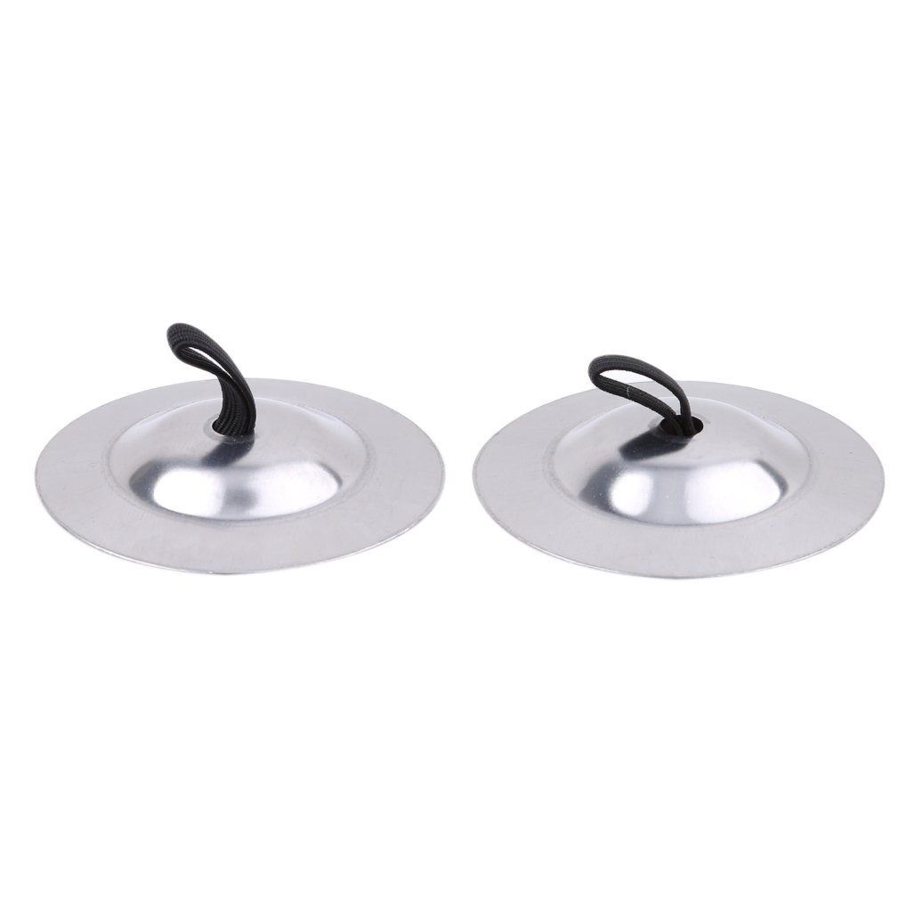 TraveT Finger Cymbals, 1Pair Mini Music Instrument Rhythm Maker Finger Cymbals Belly Dancing Musical Instrument For Children Kids