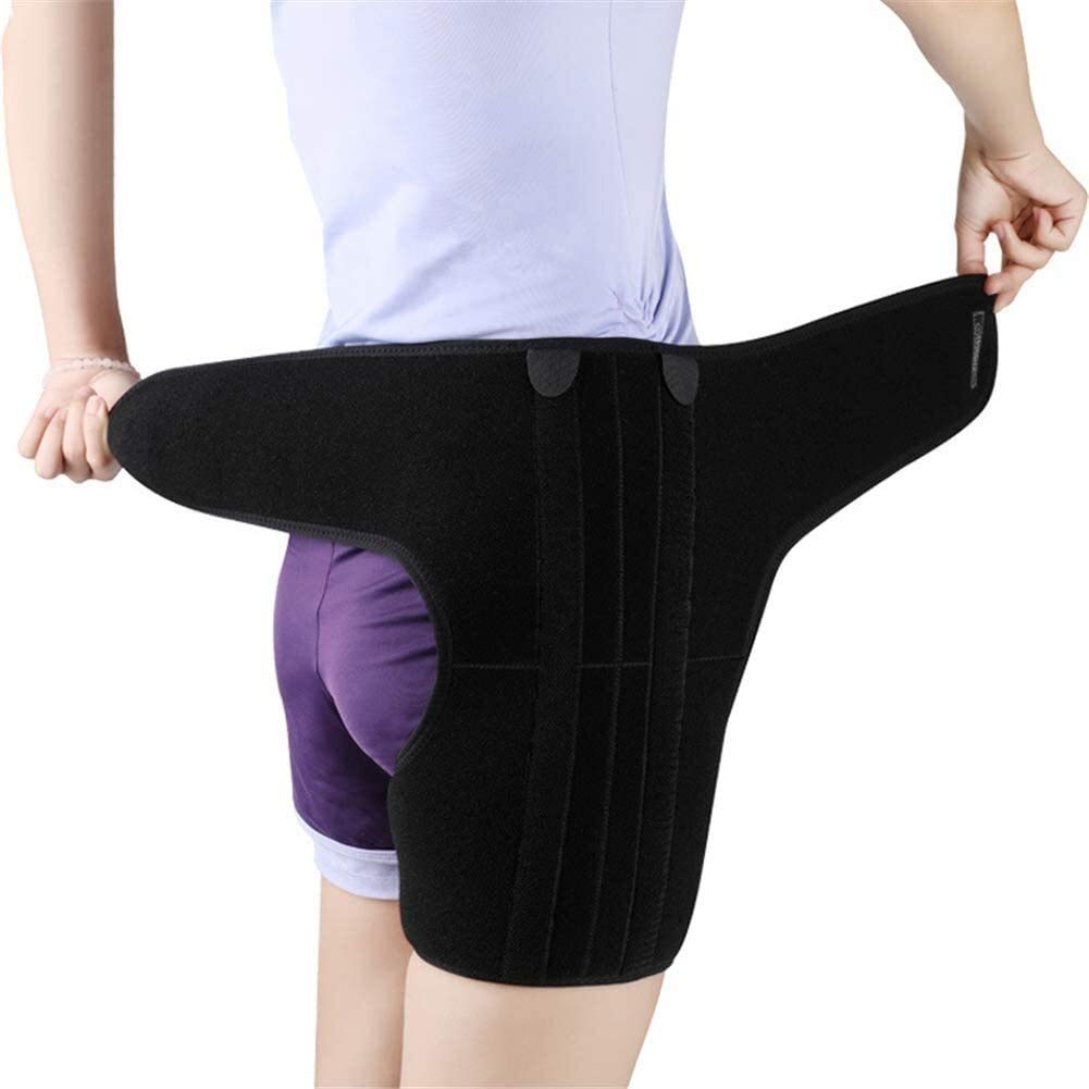 YUESFZ Compression Brace for Hip, Sciatica Nerve Pain Relief, Injury Strap for Pulled Muscle Strain, Hip Dislocation Fixation Belt Hernia Belt (Size : Medium)