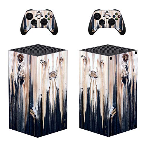 X-box-Series-X Skin Set Vinyl Decal Skin Stickers Protective for X-box-Series-X Console Kinect 2 Controllers - Paysage Color (only fit X-box-Series-X )