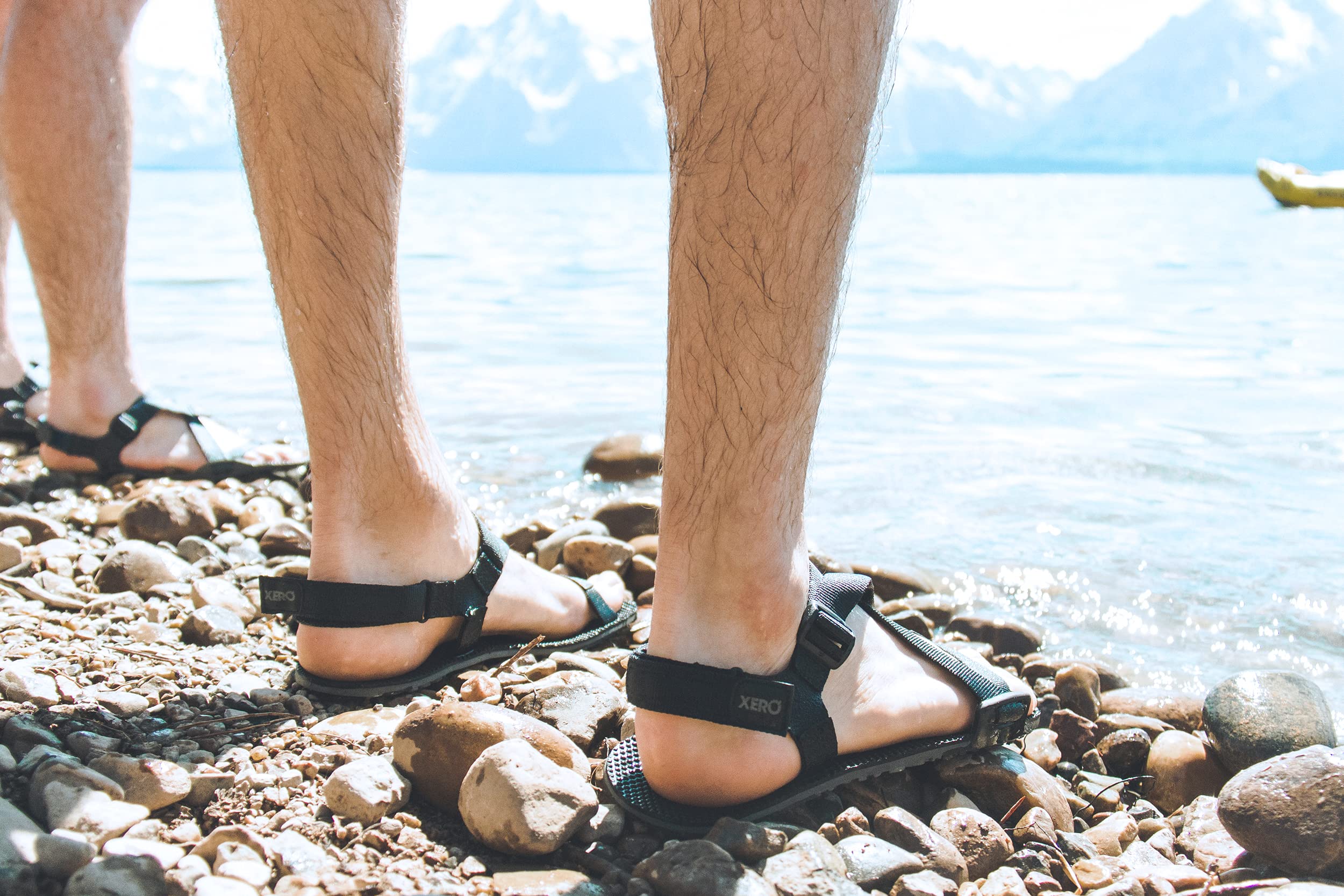 Xero Shoes Men’s Naboso Sandals, Lightweight Hiking Sandals with a Stimulating Footbed and Z-Pattern Straps