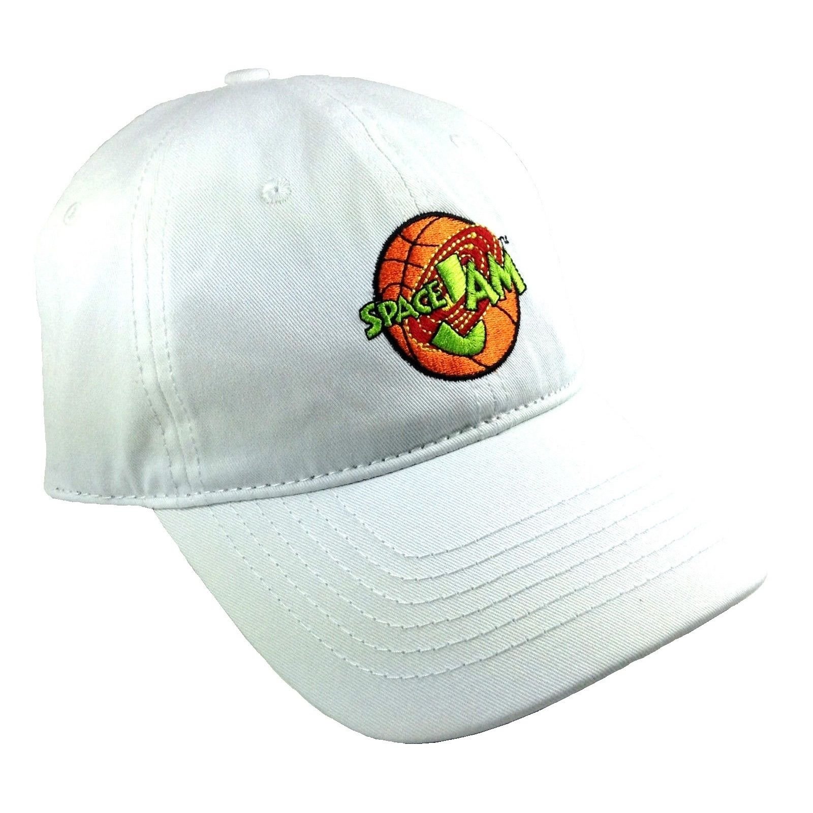 White Space Jam Embroidered Logo Adjustable Dad Hat