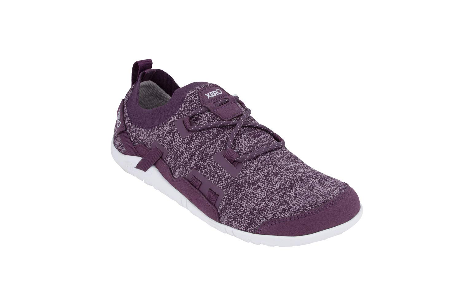 Xero Shoes Women's Oswego Knit Casual Shoe - Lightweight Zero Drop Barefoot Shoe, Vintage Violet, 6.5