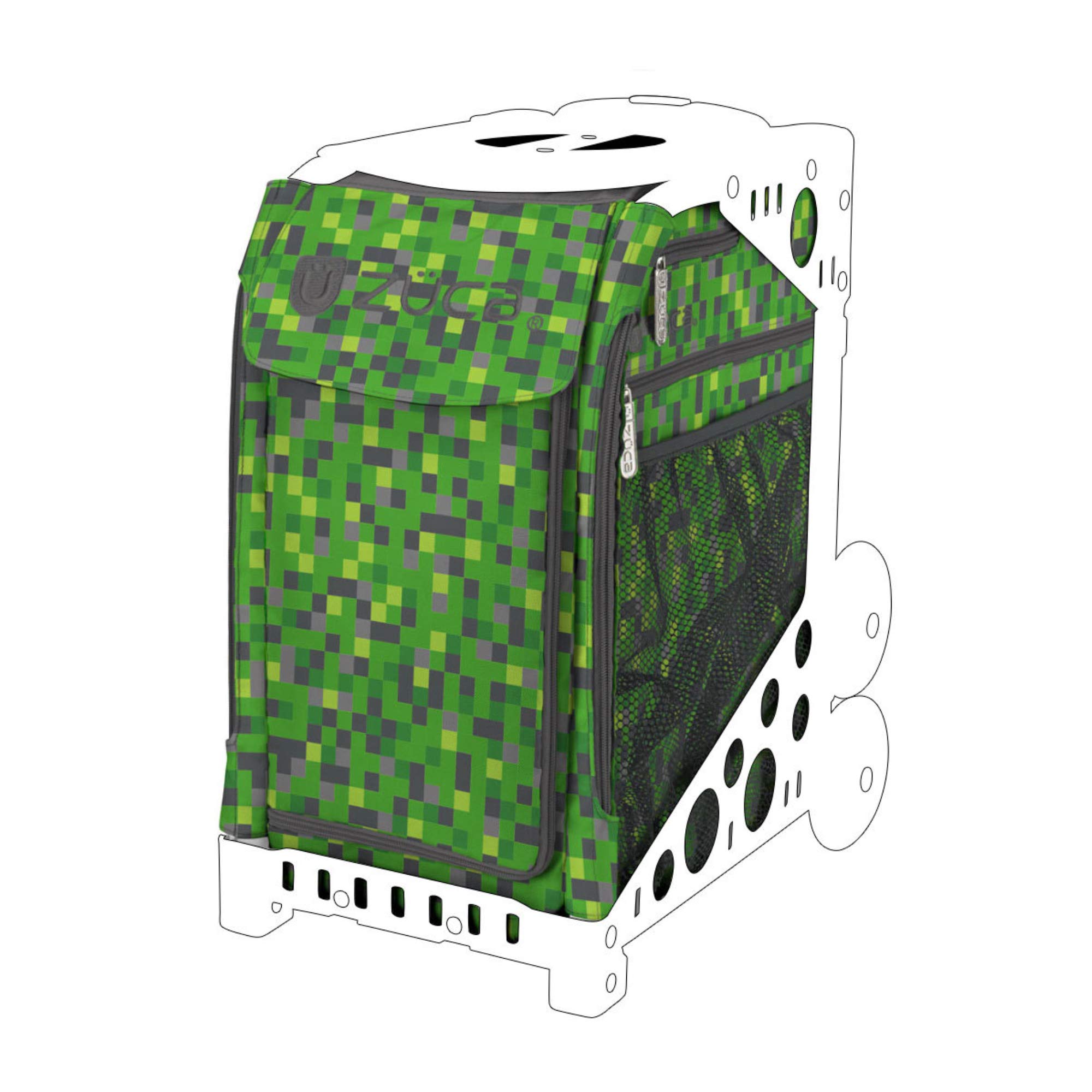 ZUCA Digital Camo Green Screen Sport Insert Bag (Frames Sold Separately) 1828