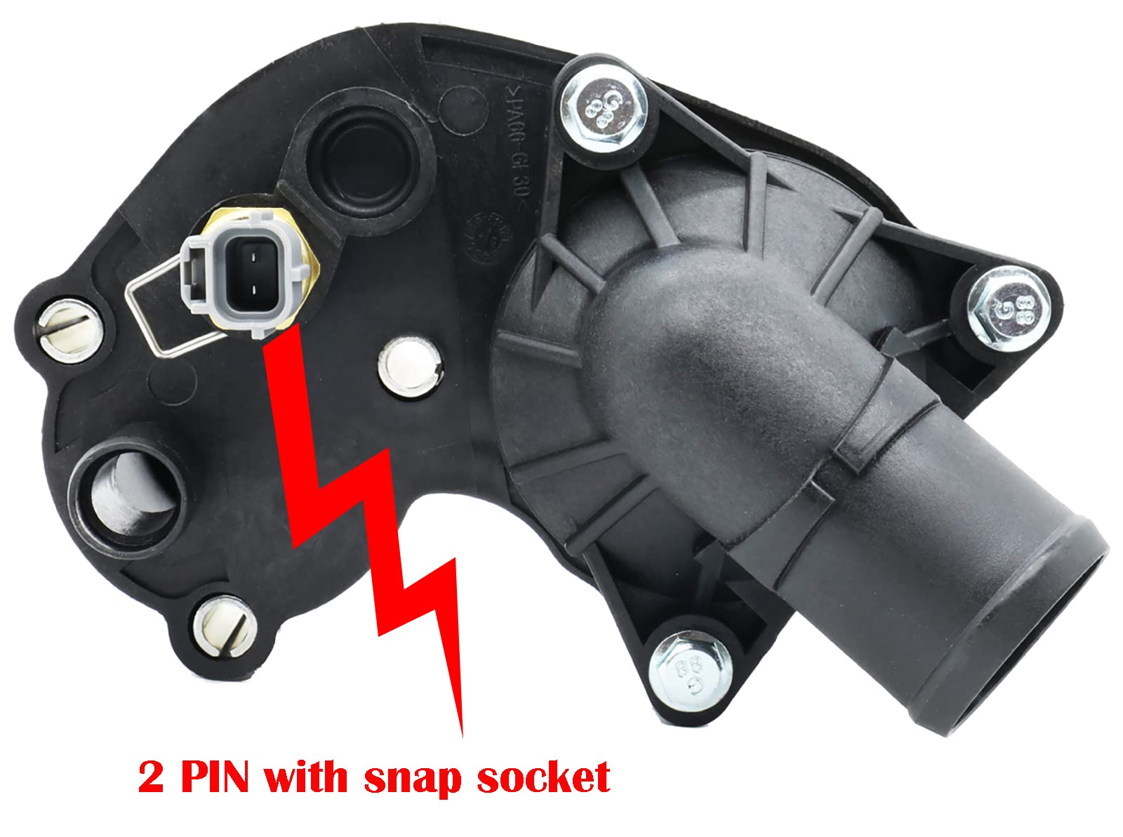 Thermostat Housing Kit Fits V6 4.0L Engine ONLY 2002-2010 Fords Explorer & Mercury Mountaineer 2L2Z8592AA,2L2Z8592BA