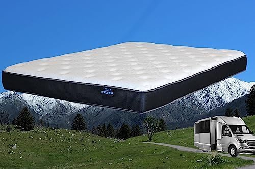 Triad Lite 6 inch RV Mattress Cool Gel Foam, Glacier Cooling Stretch Cover, Firm Support, Made in The USA (30x80)