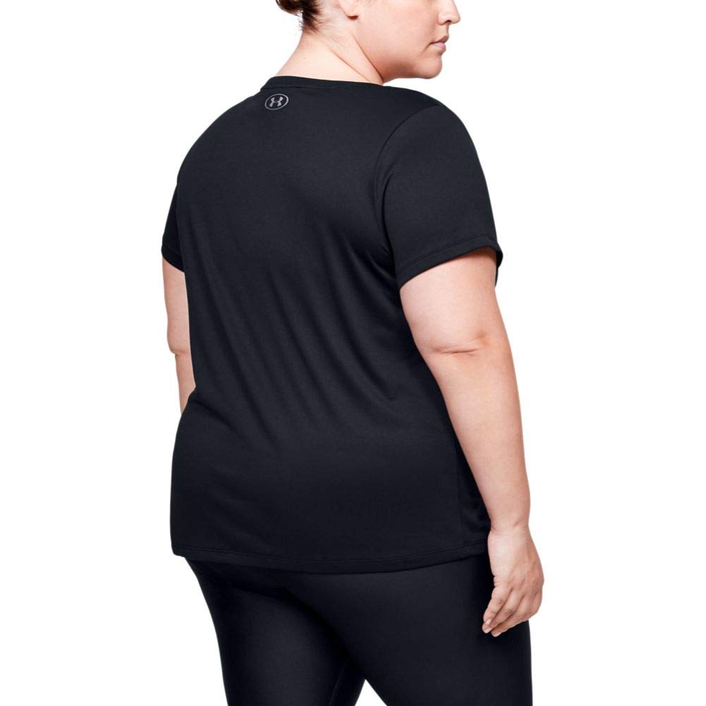Under Armour Women's UA Tech™ Short Sleeve 2X Black