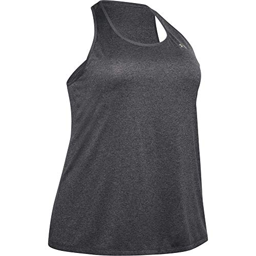 Under Armour Women's UA Tech™ Tank Top 2X Gray