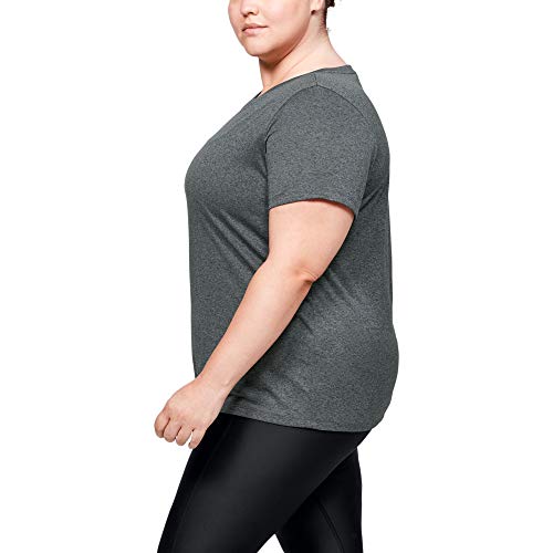 Under Armour Women's UA Tech Short Sleeve 3X Gray