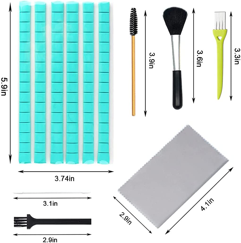 ZBY Cleaner Kit for AirPods/Airpods Pro/AirPods Case/Charging Port/Cell Phone/Bluetooth Headphones/Camera ect; Includes Cleaning Putty, Cleaner Stick,Cleaning Brush,Microfiber Cloth
